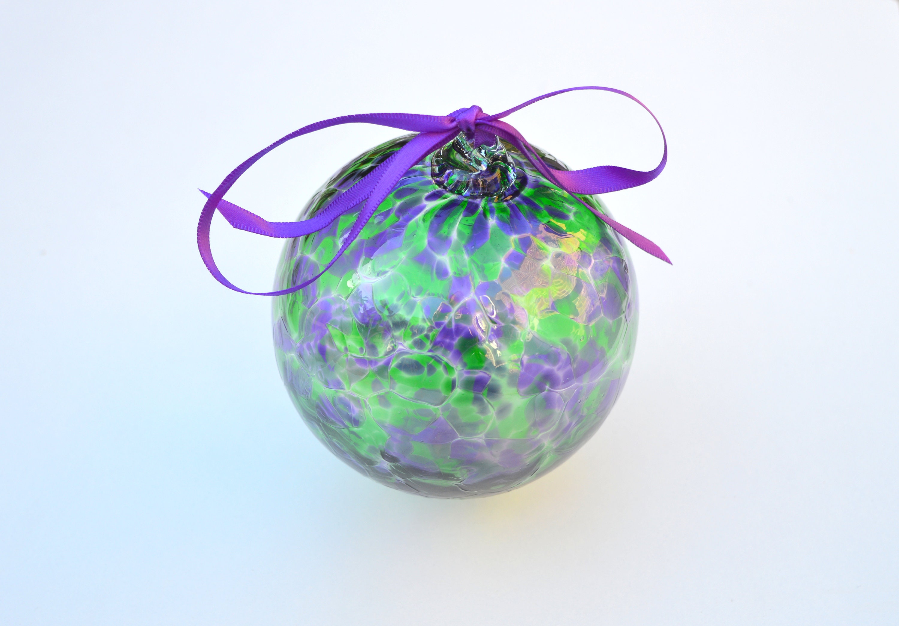 Irish Blessing Handblown Glass Wishing Ball 10cm 4 Friendship Ball ...