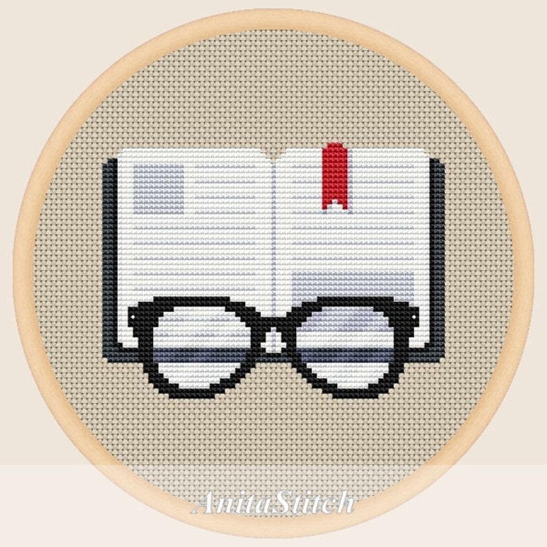 Open Book Cross Stitch Pattern | Etsy