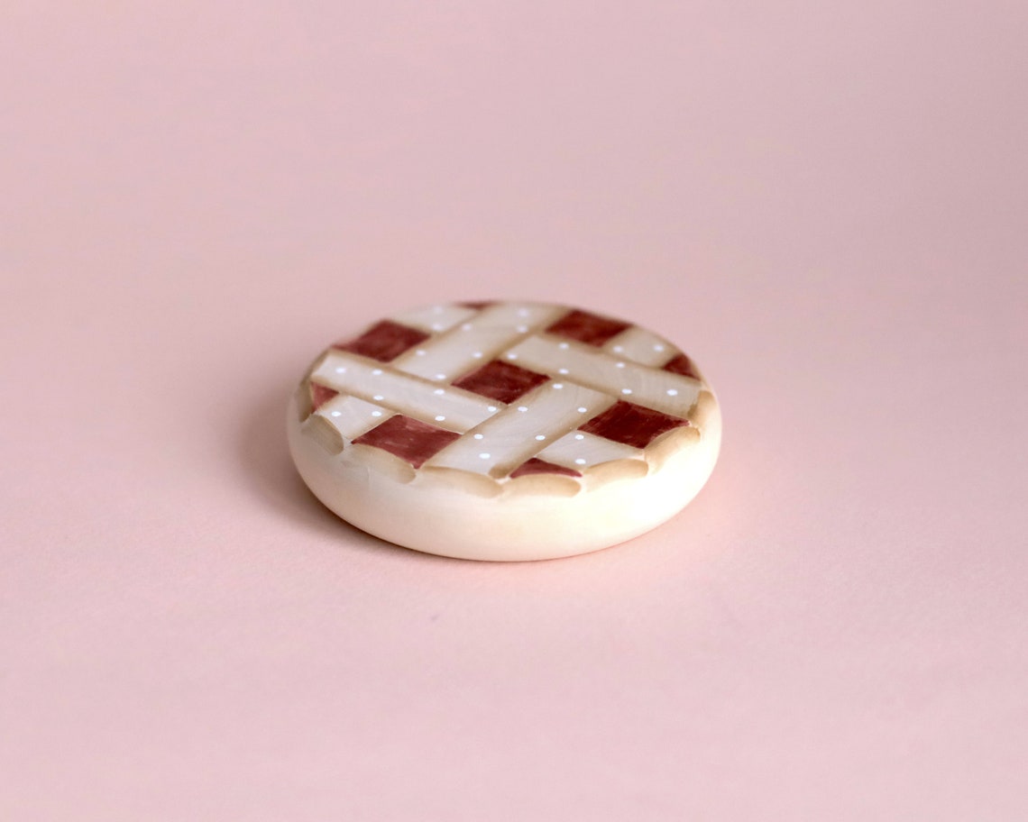 Wooden Toy Pie Toy food pretend play Toy kitchen food Toy | Etsy