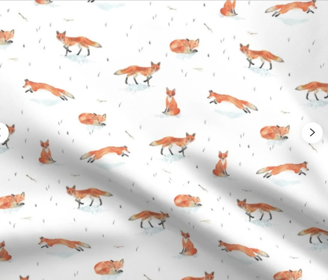 Baby Burp Cloth: Curious Fox. Burp Rag. Shoulder Cloth. Fox Burp Cloth ...