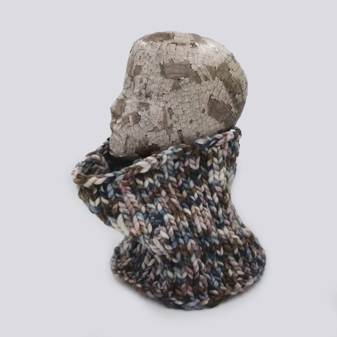 Hand Knit Cowl Merino Wool Cowl Wool Neck Warmer Malabrigo | Etsy