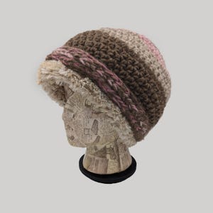 Lined Winter Cap, Wool Cap, Ski Hat, Snowboard Beanie, Hand Crocheted ...