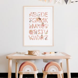 Fairy Alphabet Print, Fairy Nursery Wall Art, Fairy Nursery Decor ...