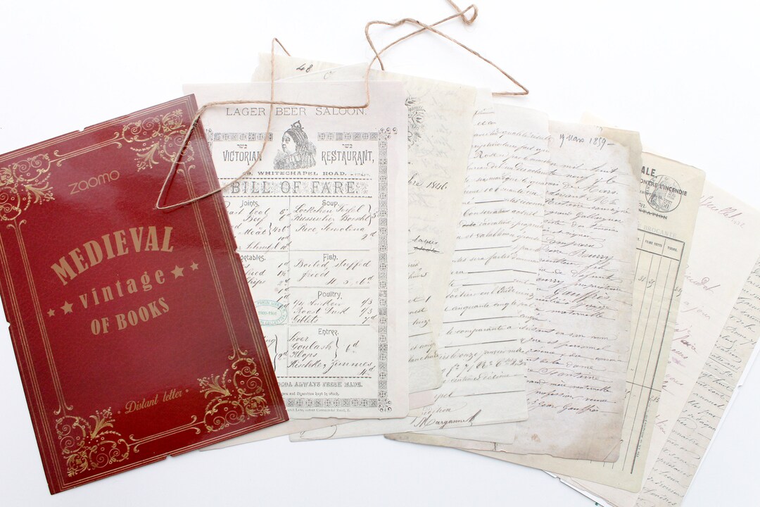 Journaling Papers: Distant Letter - Etsy