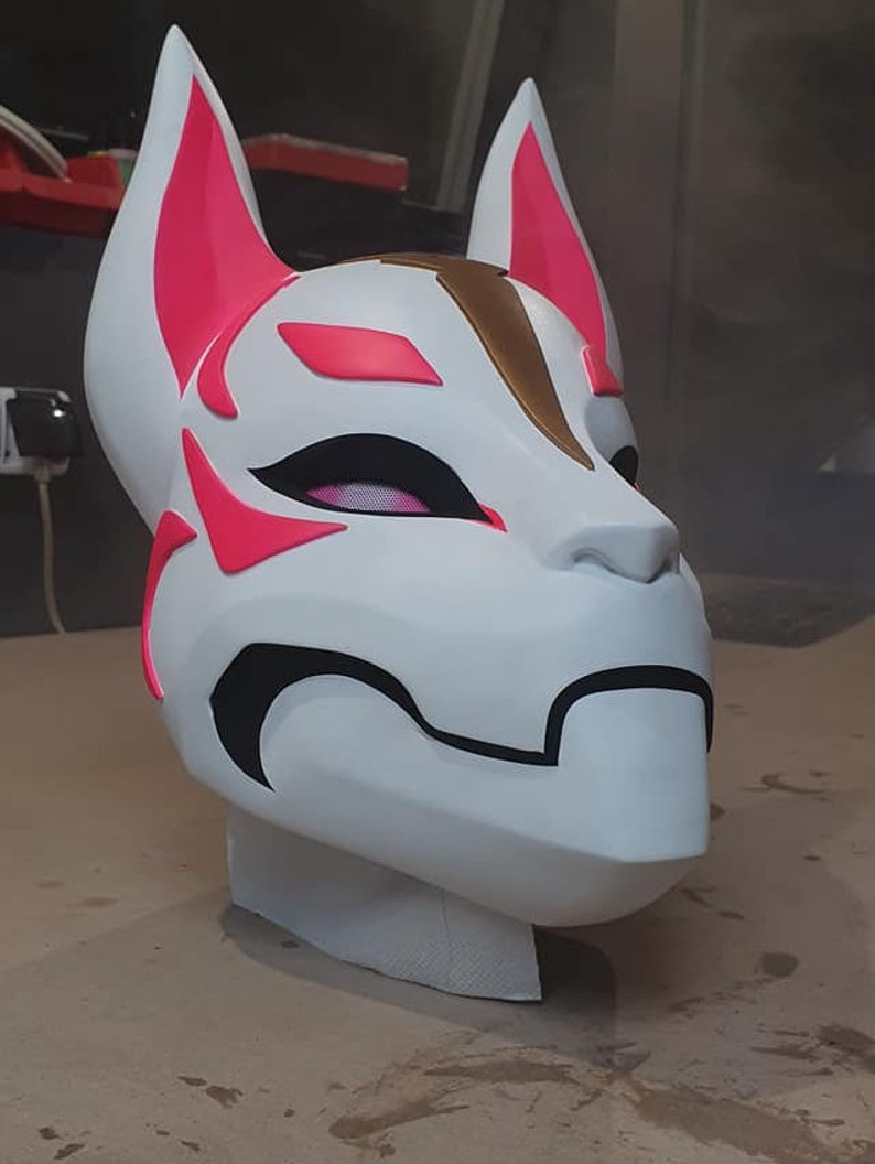 Kitsune Full Face Mask | Etsy