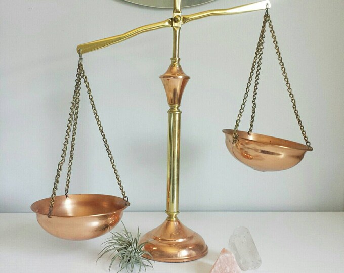 Brass Scale Lawyer Gift Judge Gifts Zodiac Decor Vintage Fruit - Etsy