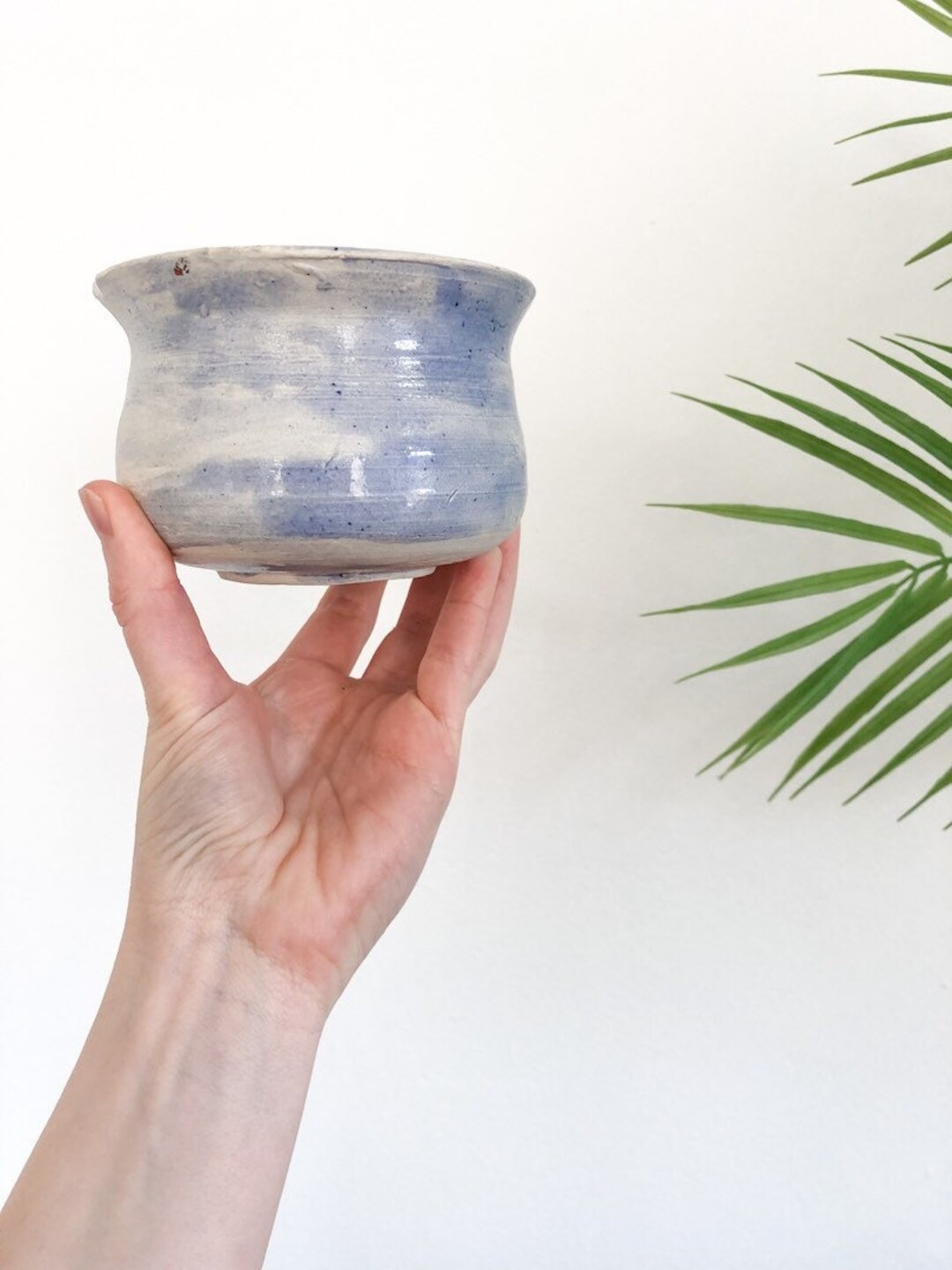 Periwinkle Pottery, Periwinkle Planter Light Blue Pottery Purple ...