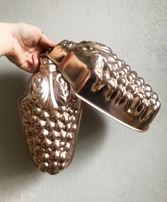 Copper Kitchen Decor Cake Mold Vintage Jello Mold Copper | Etsy