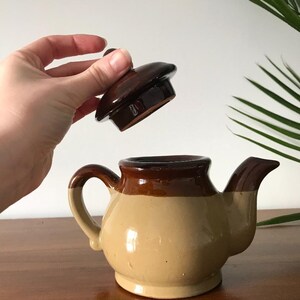 Boho Tea Pot, Ceramic Teapot Brown Teapot, Tea Kettle Vintage Pottery ...