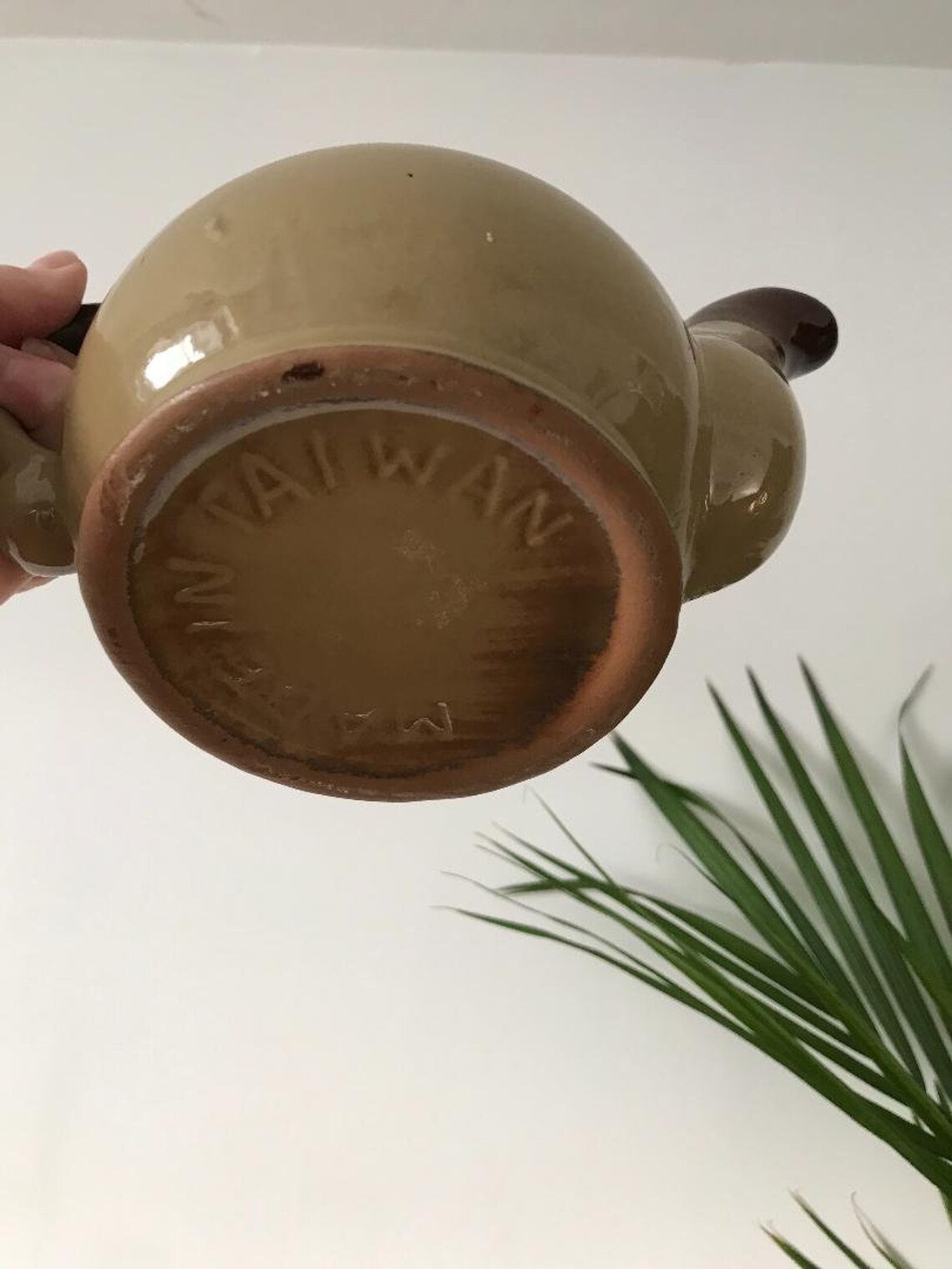 Boho Tea Pot Ceramic Teapot Brown Teapot Tea Kettle Vintage - Etsy