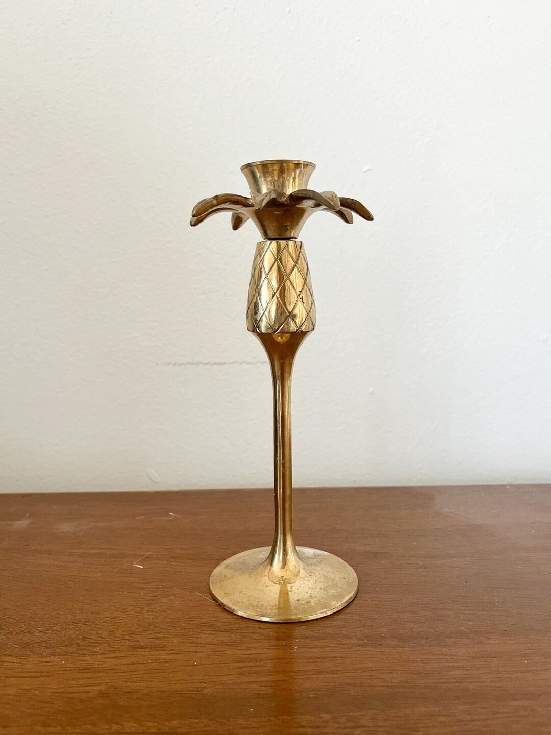 Brass Pineapple Candle Holder, Brass Candlestick Holder, Brass ...