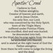 Apostles' Creed Prayer Print, Digital, Instant Download Printable ...