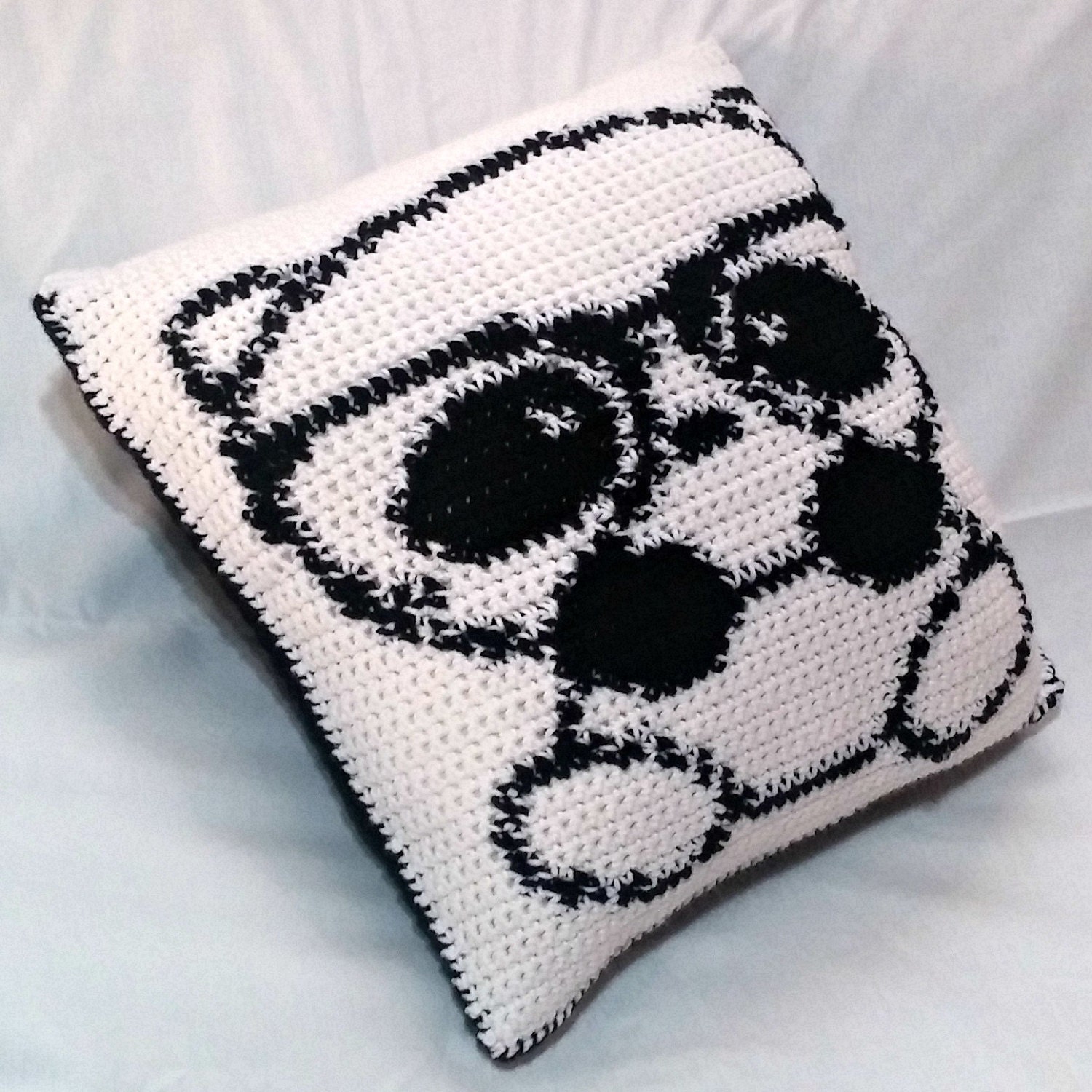 Pattern Only, Crochet Panda Pillow Case Pattern, Tutorial, Crochet Bear ...