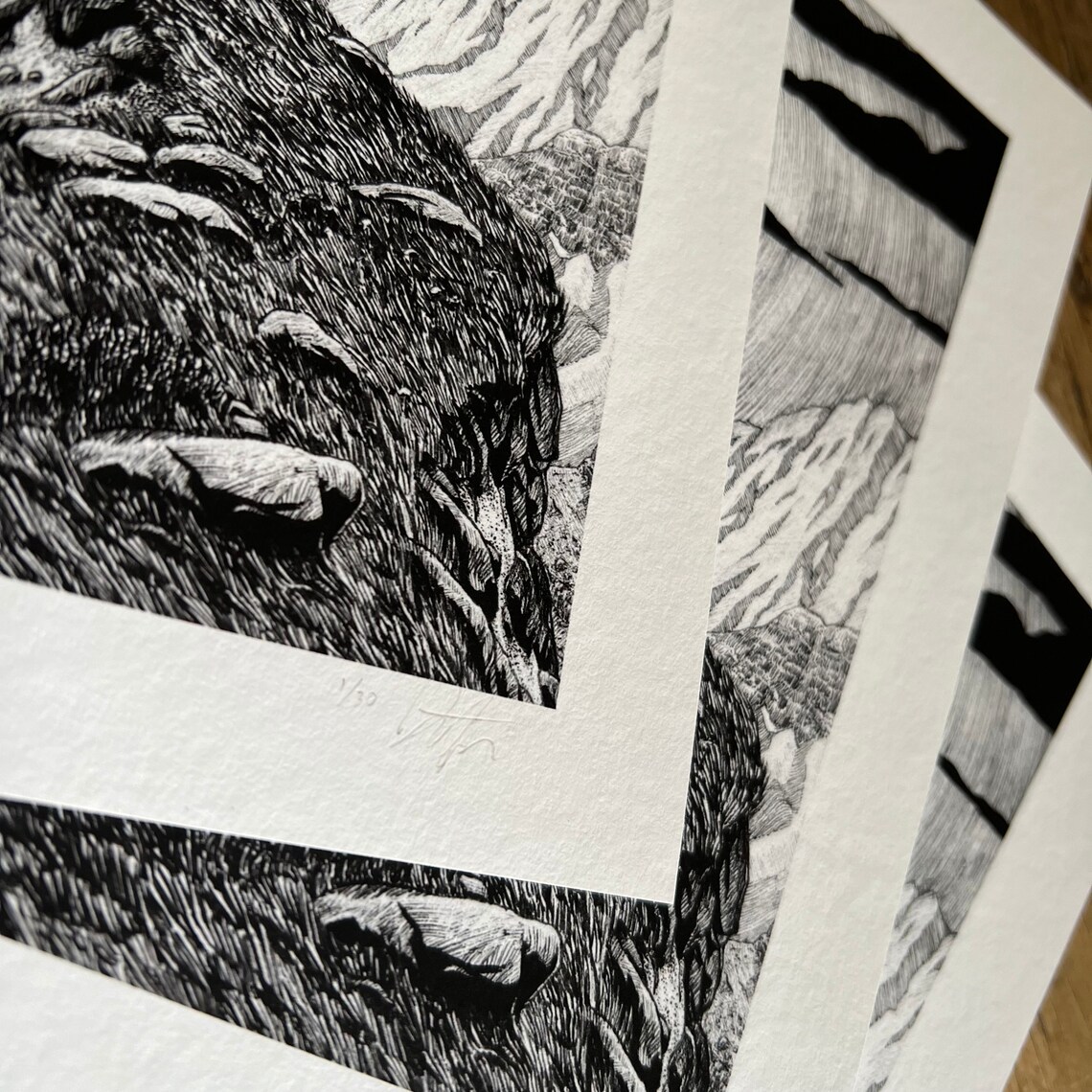 Limited Edition Print Resistance by Moonlight Illustration Hand Drawn ...