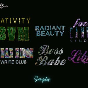 Custom Bling Text Iron on Transfer | Personalized Sequin Phrase Shirt ...