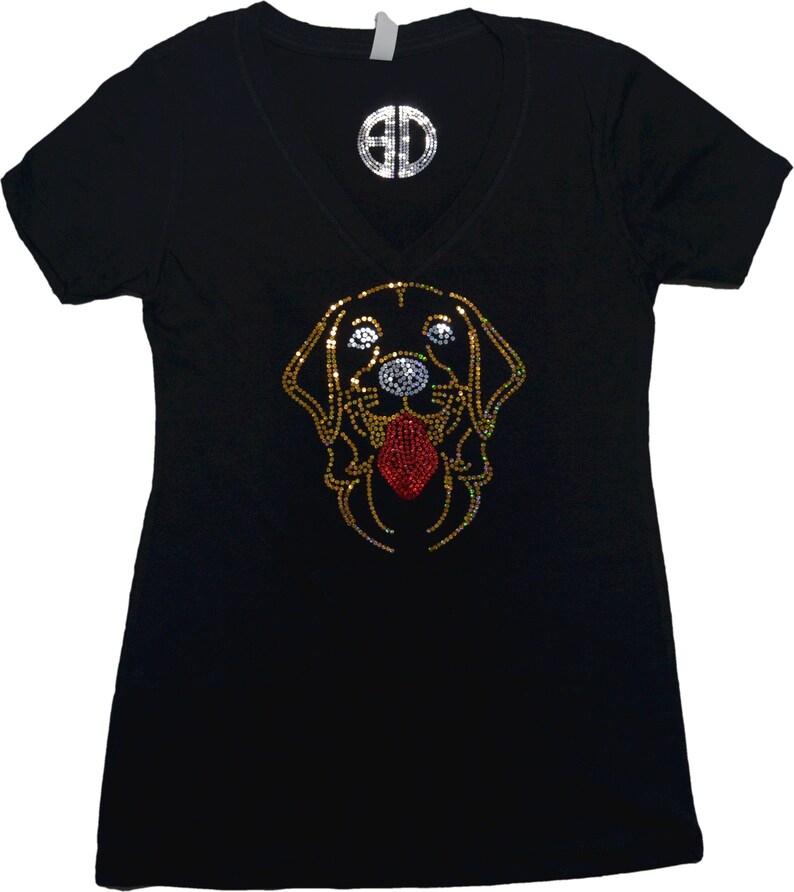 Golden Retriever Dog T Shirt, Dog Mom Shirts, Gift for Dog Mom, Bling ...