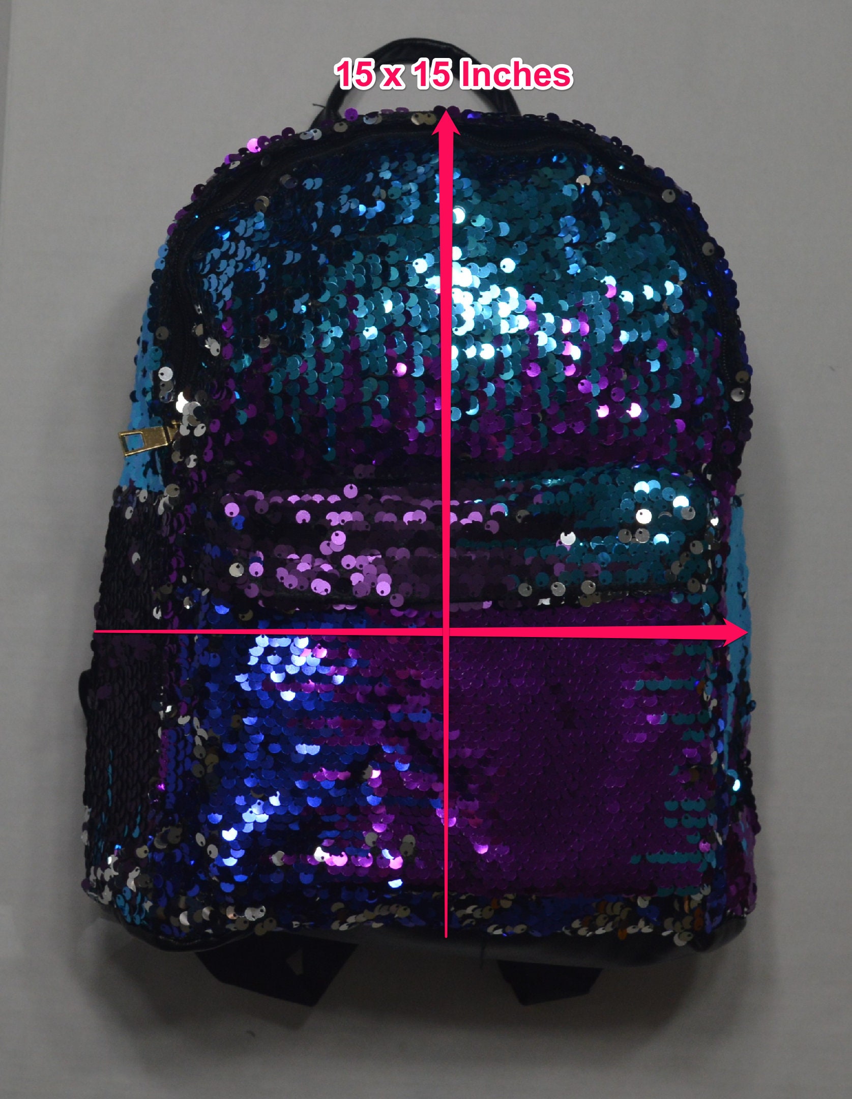 Reversible Sequins Backpack Outdoor Backpack Holographic | Etsy