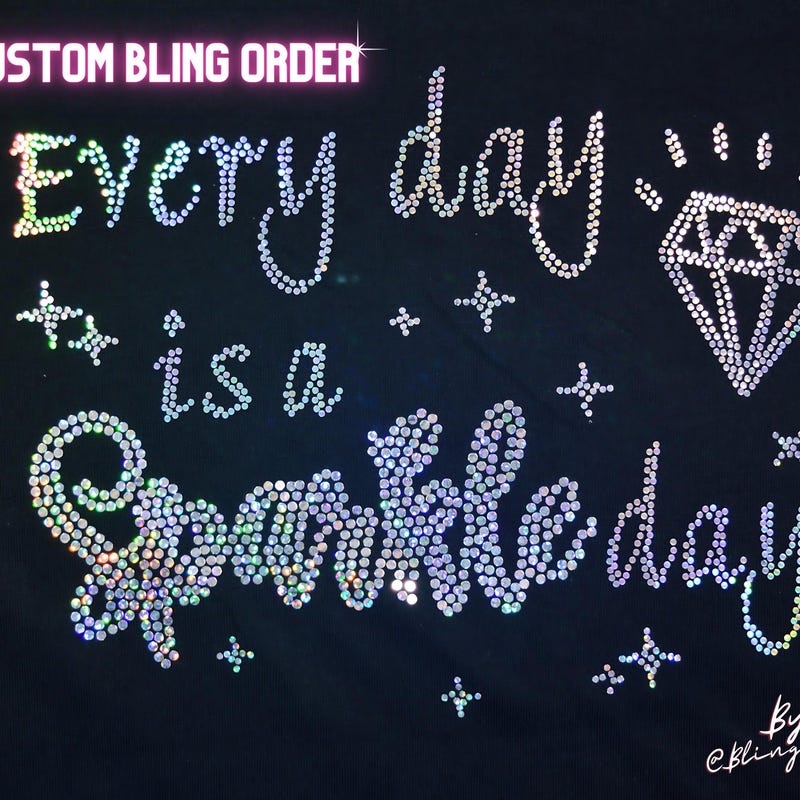 Bling Iron Transfers - Etsy