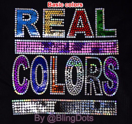 Custom Bling Text Iron on Heat Transfer Personalized Phrase - Etsy