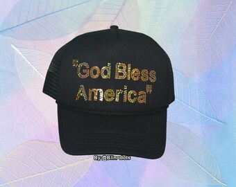 God Bless America Hat - Etsy