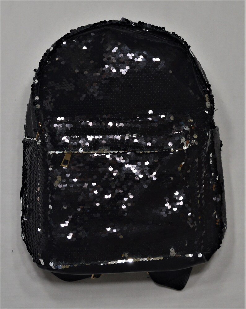 Reversible Sequins Backpack Outdoor Backpack Holographic | Etsy
