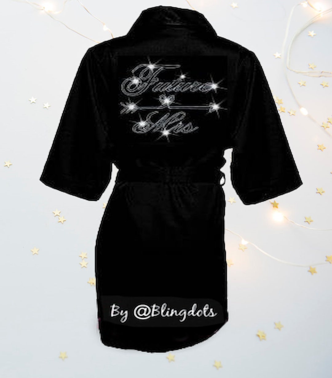 Future Mrs Robe, Custom Bling Robe, Bride Bling Robe, Satin Robe ...