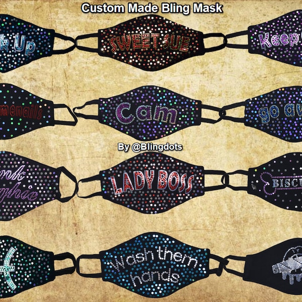 Custom Face Mask - Etsy