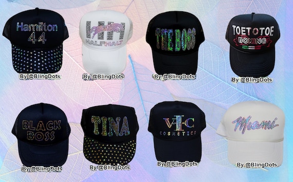Custom Bling Cap Sequins Sparkly Glitter Hat Sparkles Hat - Etsy