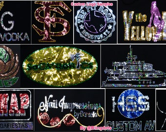 Custom Iron on Logo - Etsy