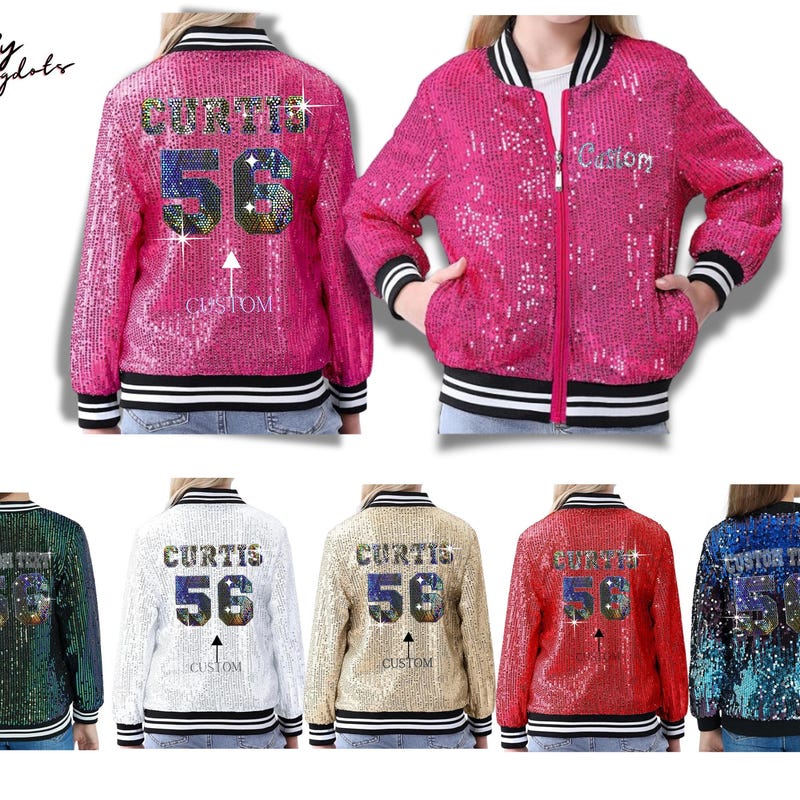 Glitter Jacket - Etsy