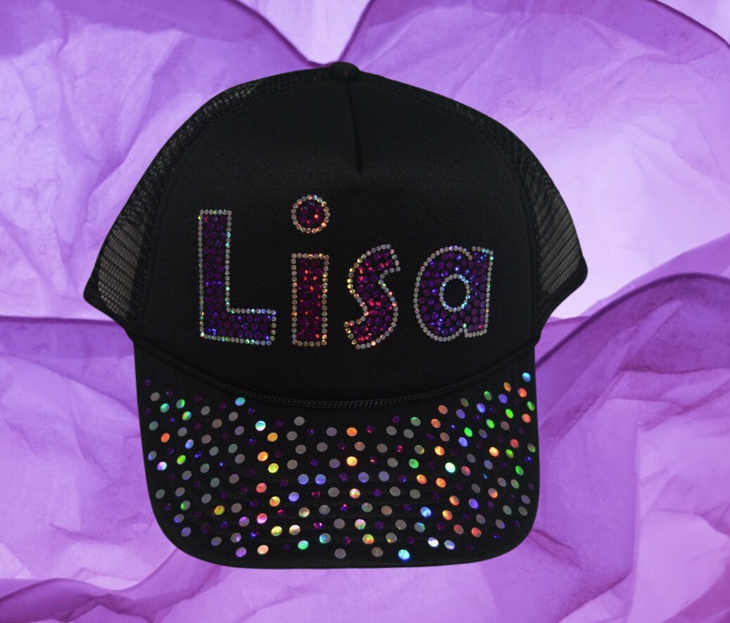 Custom Bling Cap Sequins Sparkly Glitter Hat Sparkles Hat | Etsy