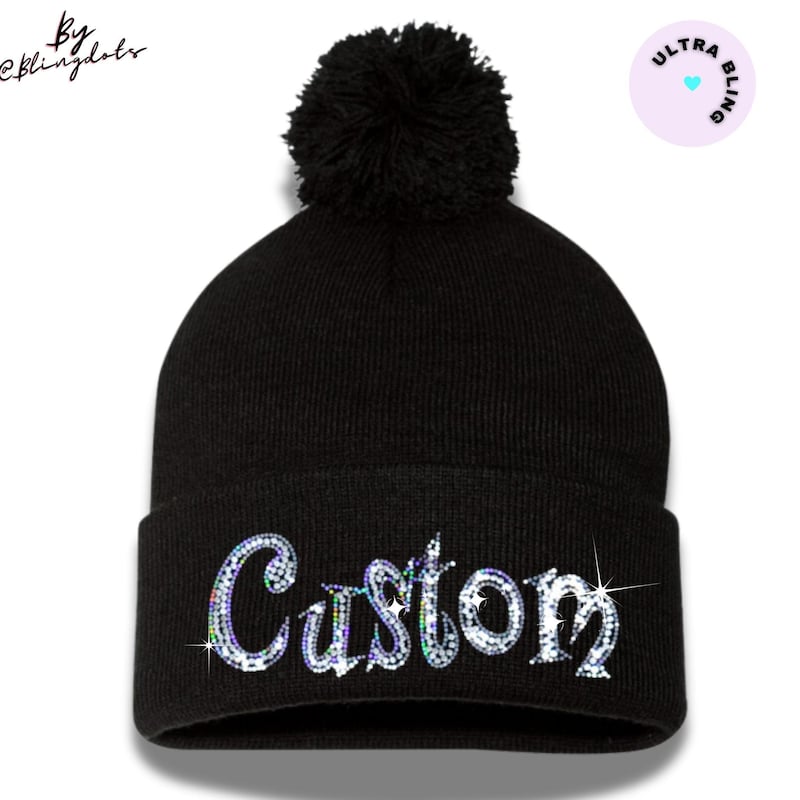 Sequin Logo for Hat - Etsy