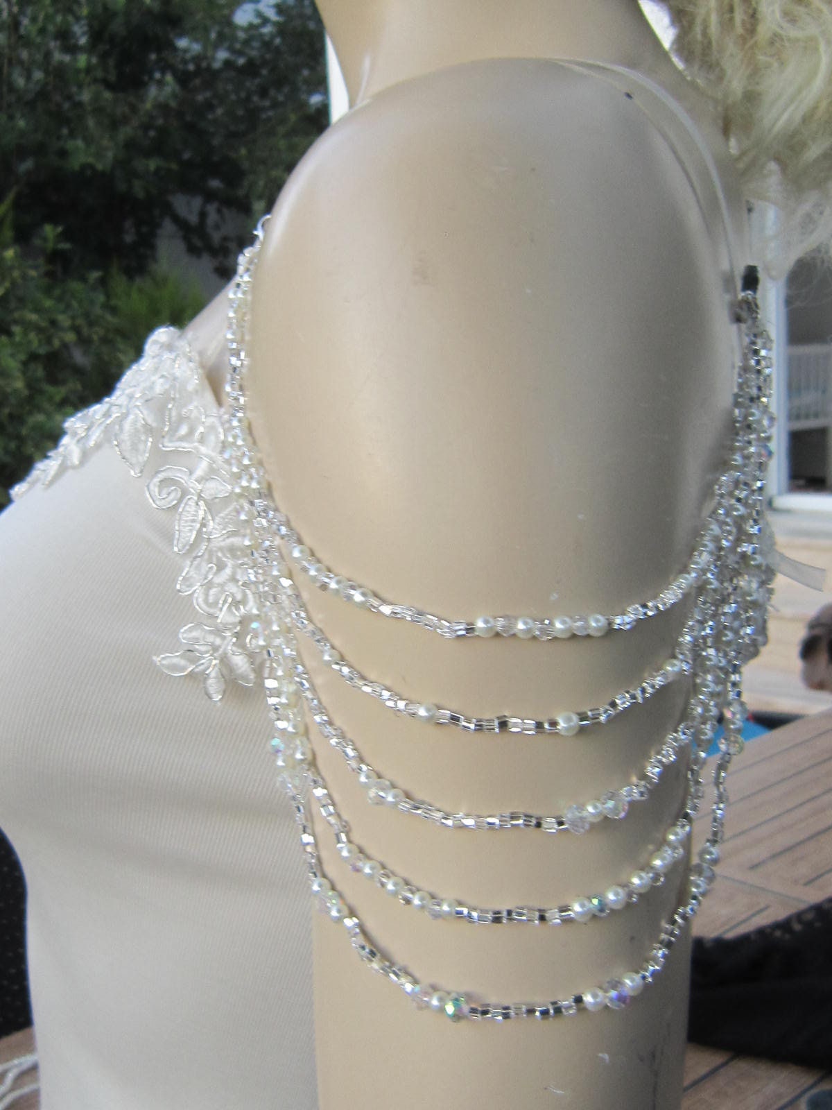 Rhinestone Wedding Detachable Strap Bridal Dress Strap | Etsy