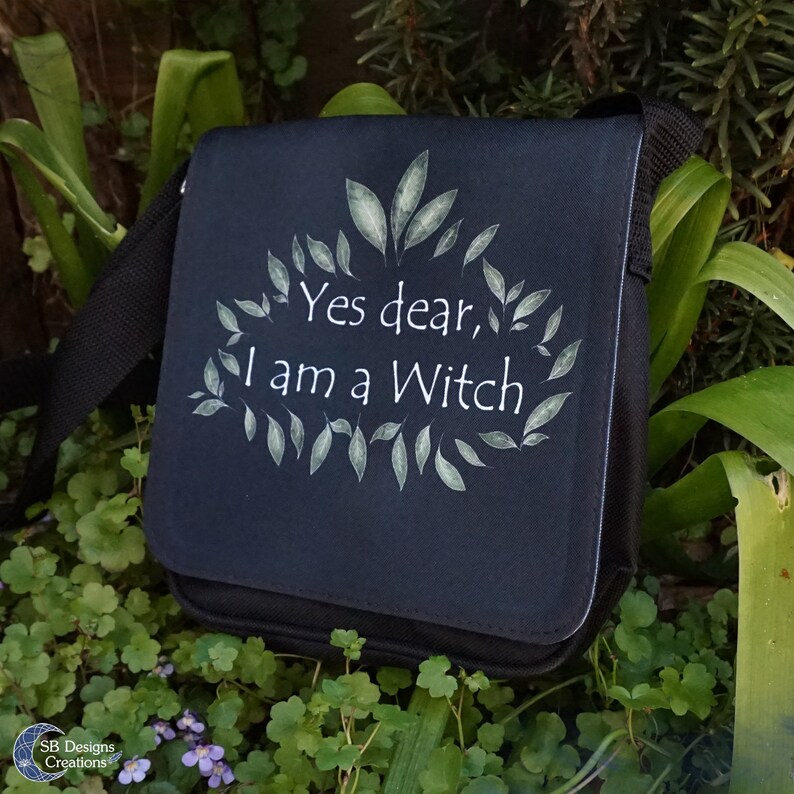 Witch Bag I Am a Witch Shoulder Bag Witch Style Nature - Etsy