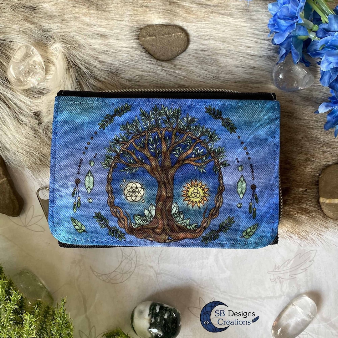 Tree of Life Wallet | Zipper Wallet | Celtic Wallet | Pagan Witch ...