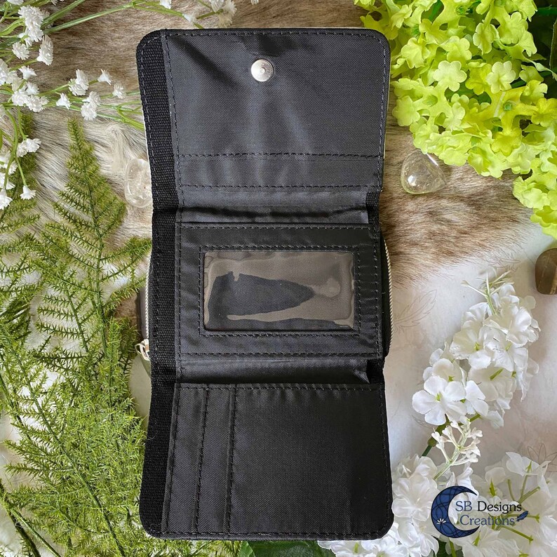 Luna Moth Spirit Animal Wallet | Witch Zipper Wallet | Animal Magic Art ...
