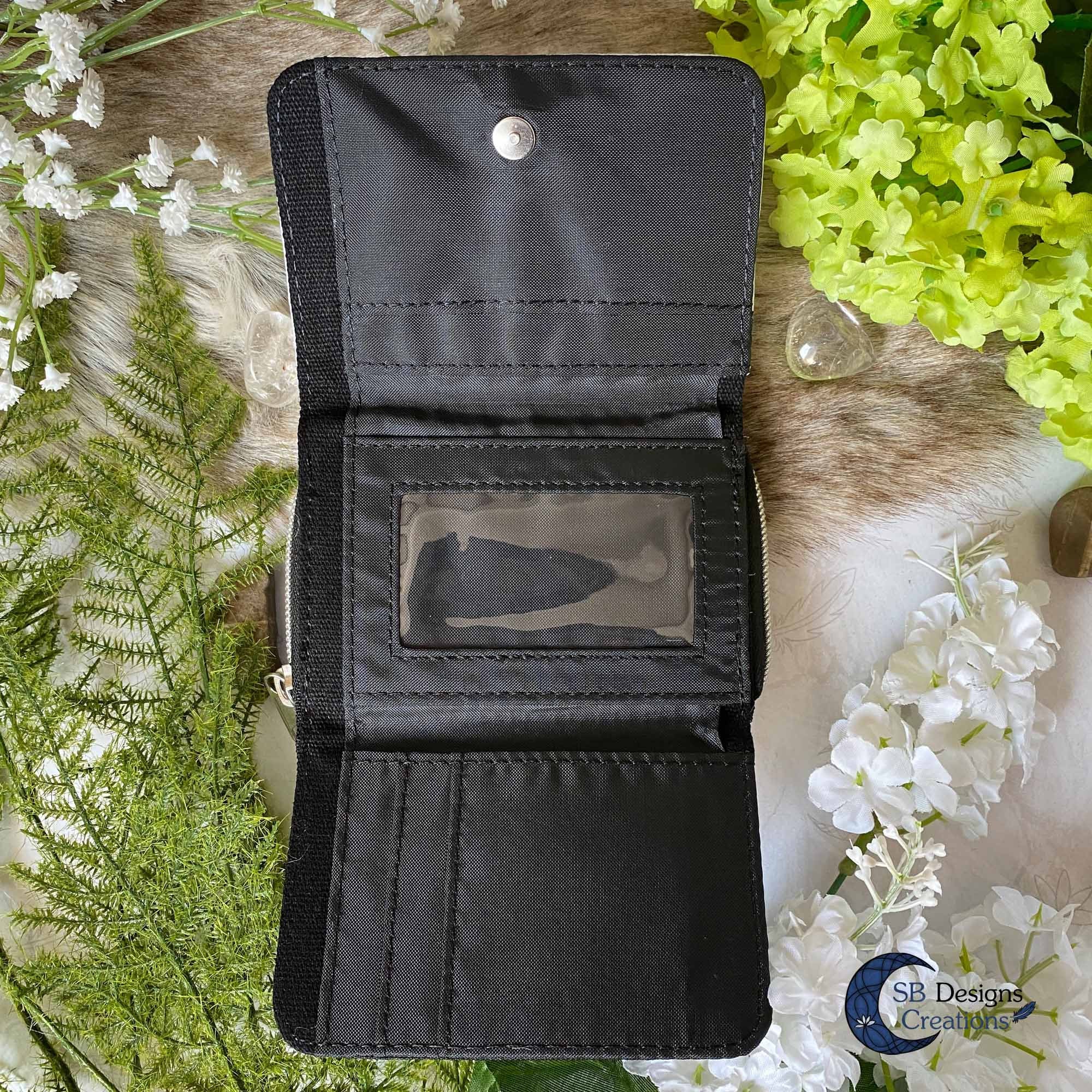 Luna Moth Spirit Animal Wallet Witch Zipper Wallet Animal - Etsy