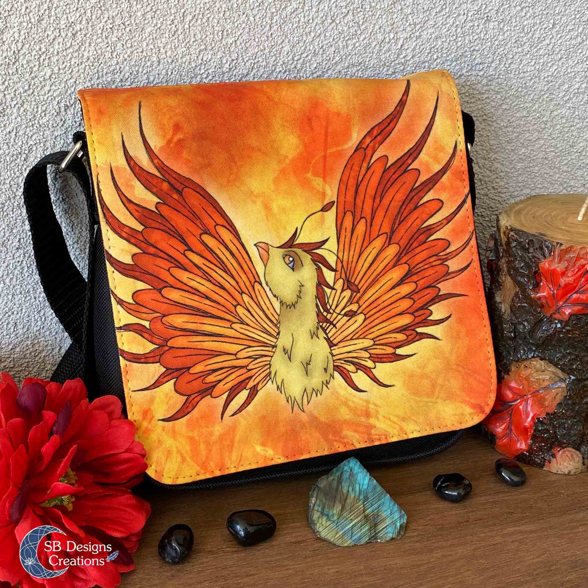 Phoenix Bag Phoenix Shoulderbag Fire Bird Fantasy Bag | Etsy