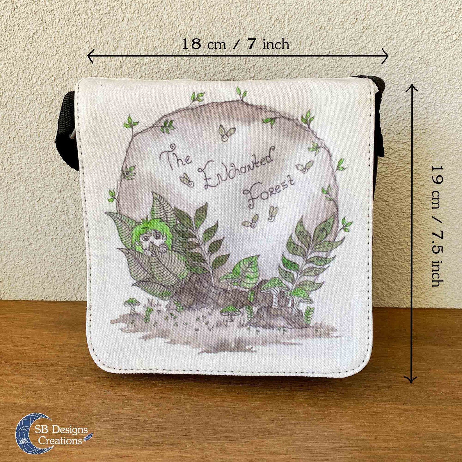 The Enchanted Forest Shoulder Bag Fantasy Bag Fairy Tale Nature Bag ...