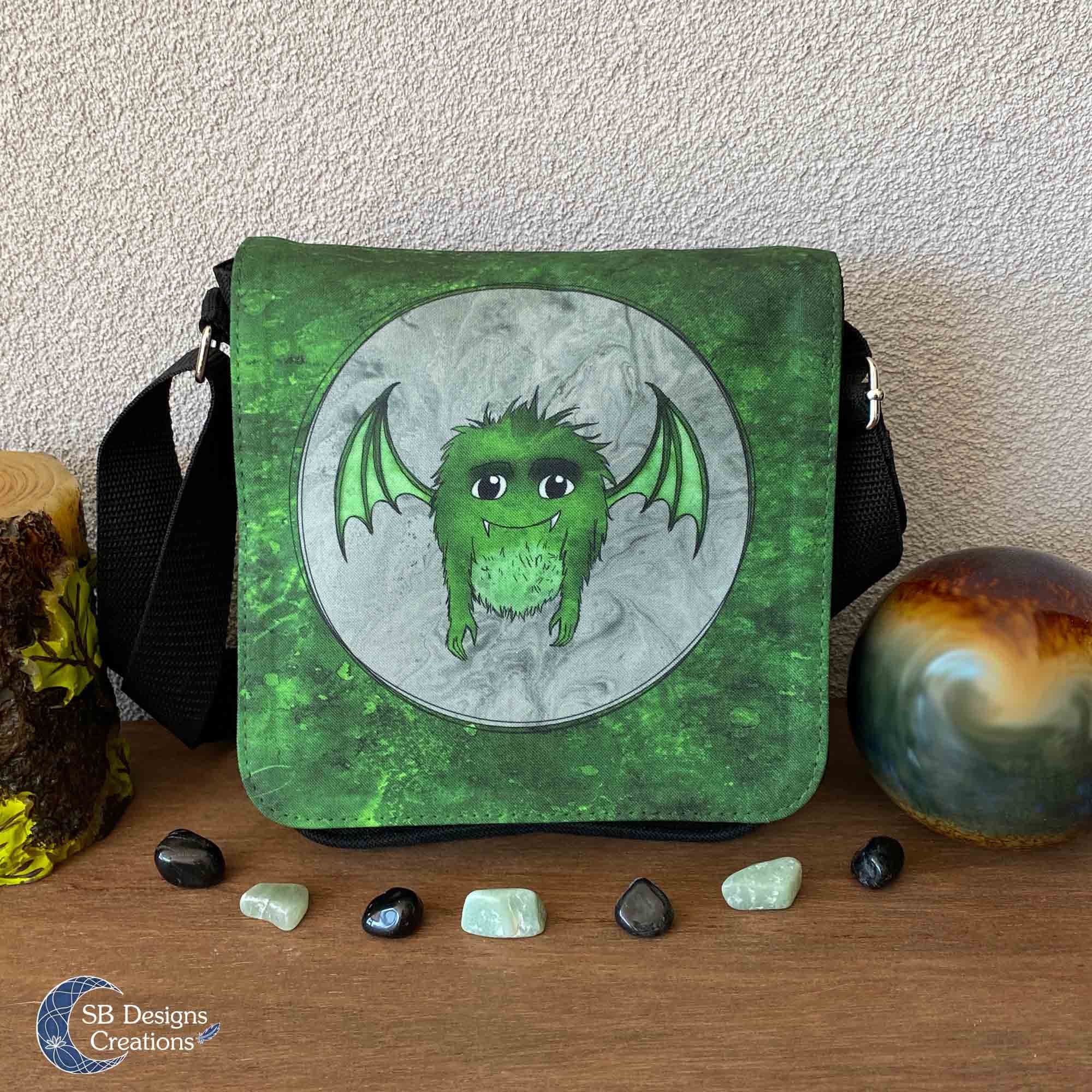 Monster shoulder bag Fantasy bag Alternative bag Halloween bag | Etsy