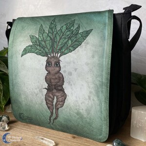 Mandrake Creature Fantasy Art Cute Plant Black Shoulder - Etsy