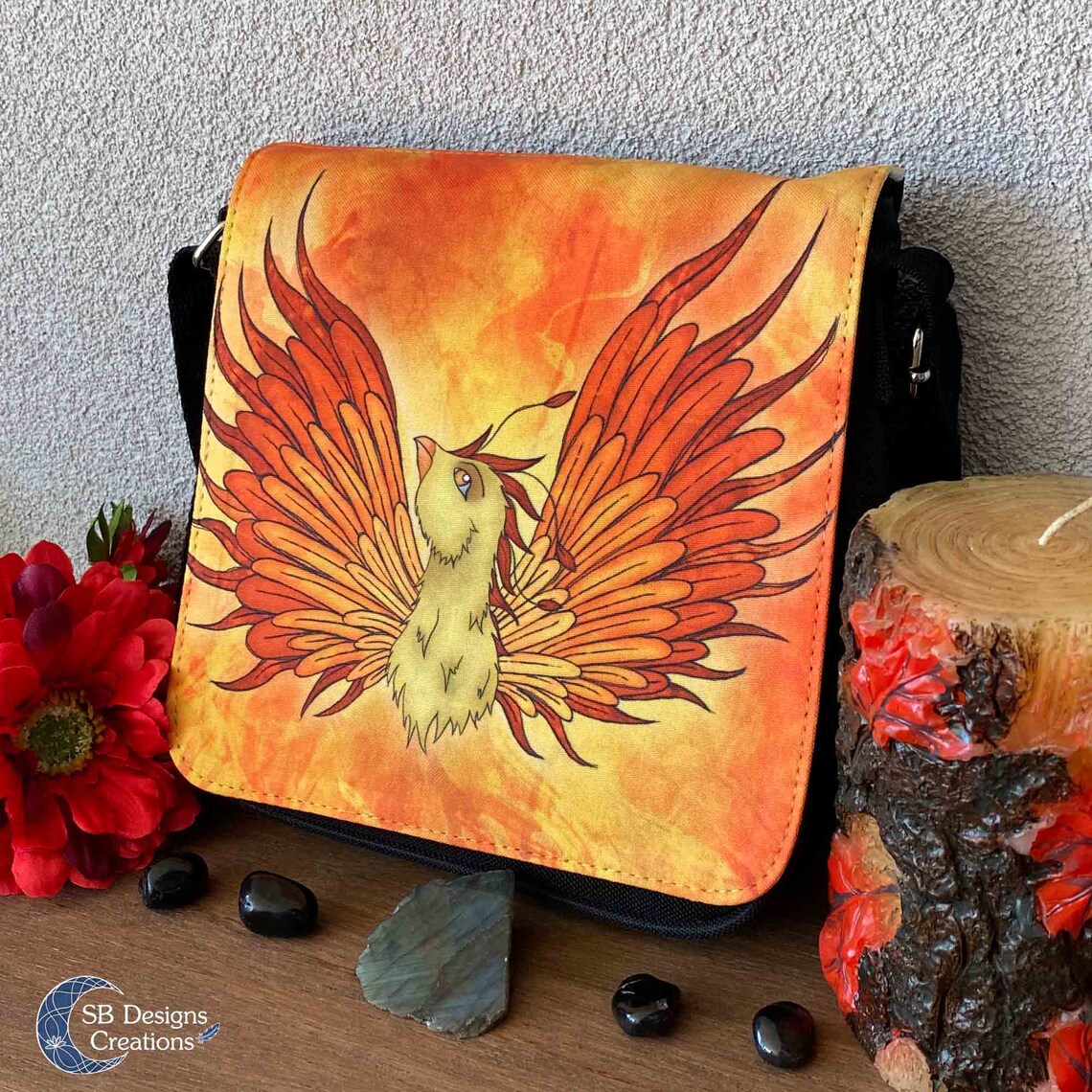 Phoenix Bag Phoenix Shoulderbag Fire Bird Fantasy Bag | Etsy