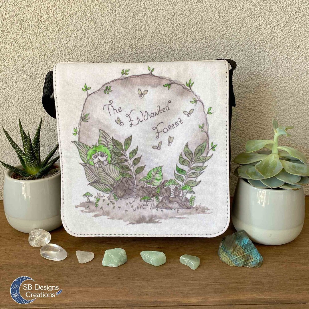 The Enchanted Forest Shoulder Bag Fantasy Bag Fairy Tale Nature Bag ...