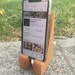 Ohio - Phone Stand - With Cord Access - Athens - Wood Phone Stand ...