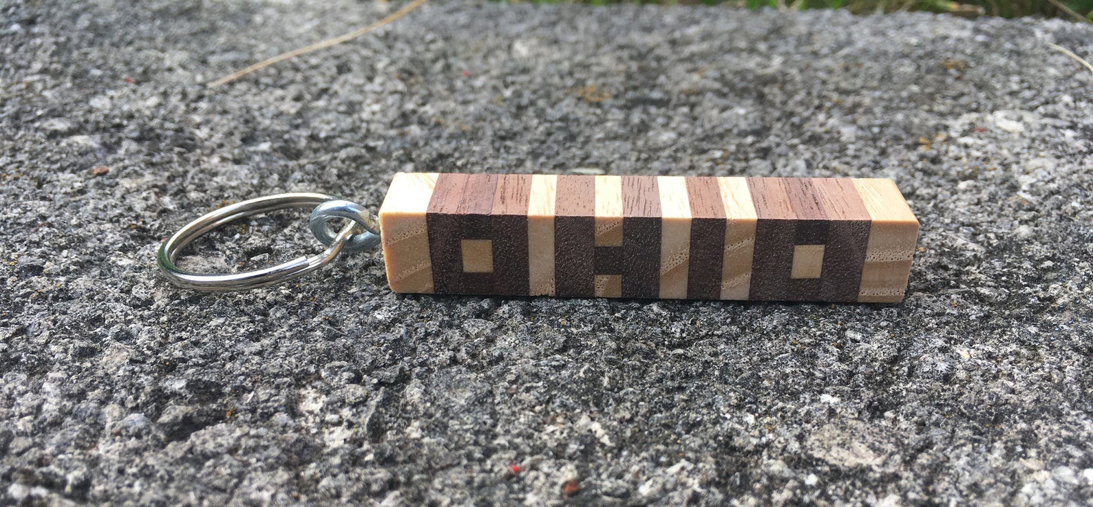 Keychain OHIO Wood Small Gift Thank You Teacher Gift - Etsy