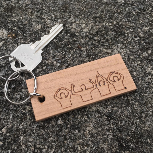 Buckeye Keychain - Etsy