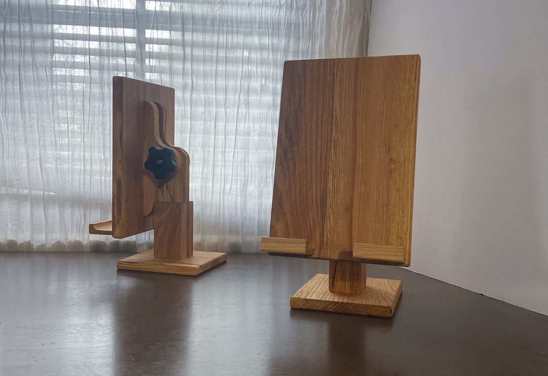 Adjustable Wood Tablet Stand Handmade for Ipads and Tablets From Fallen ...