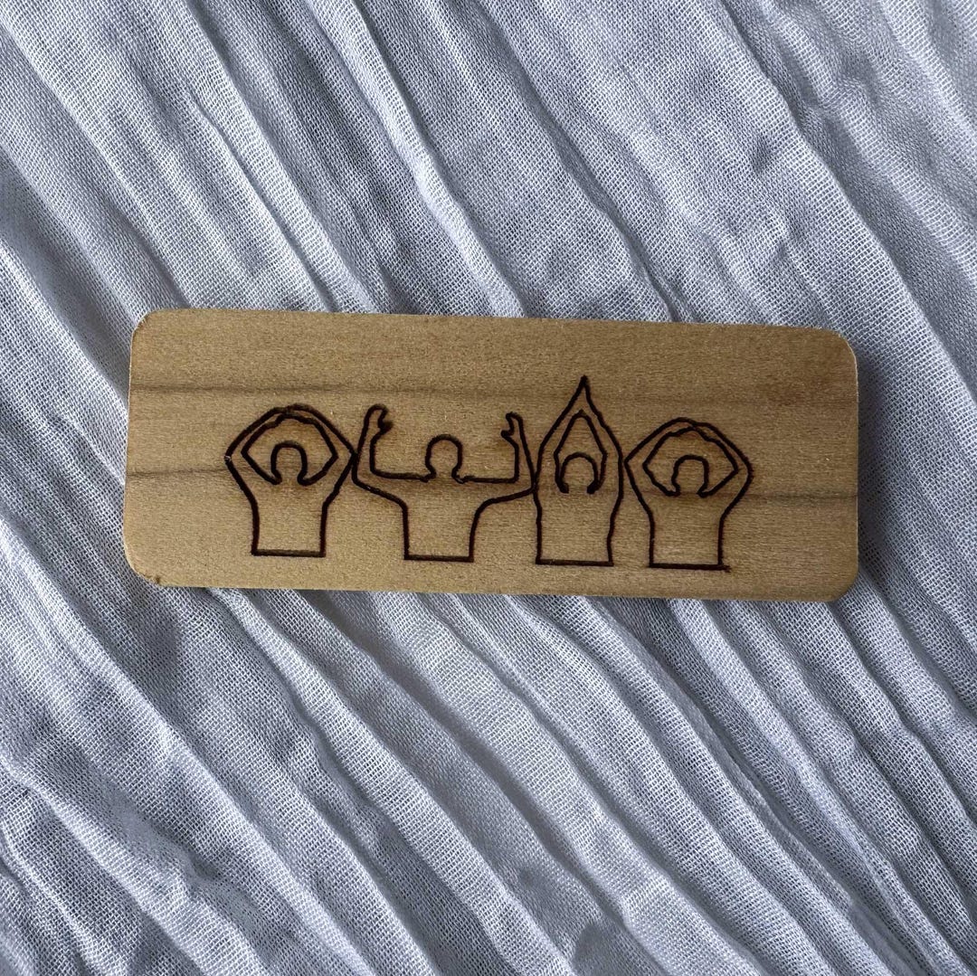 OSU Buckeyes Spirit People Magnet - Laser Engraved Wood, Ohio ...