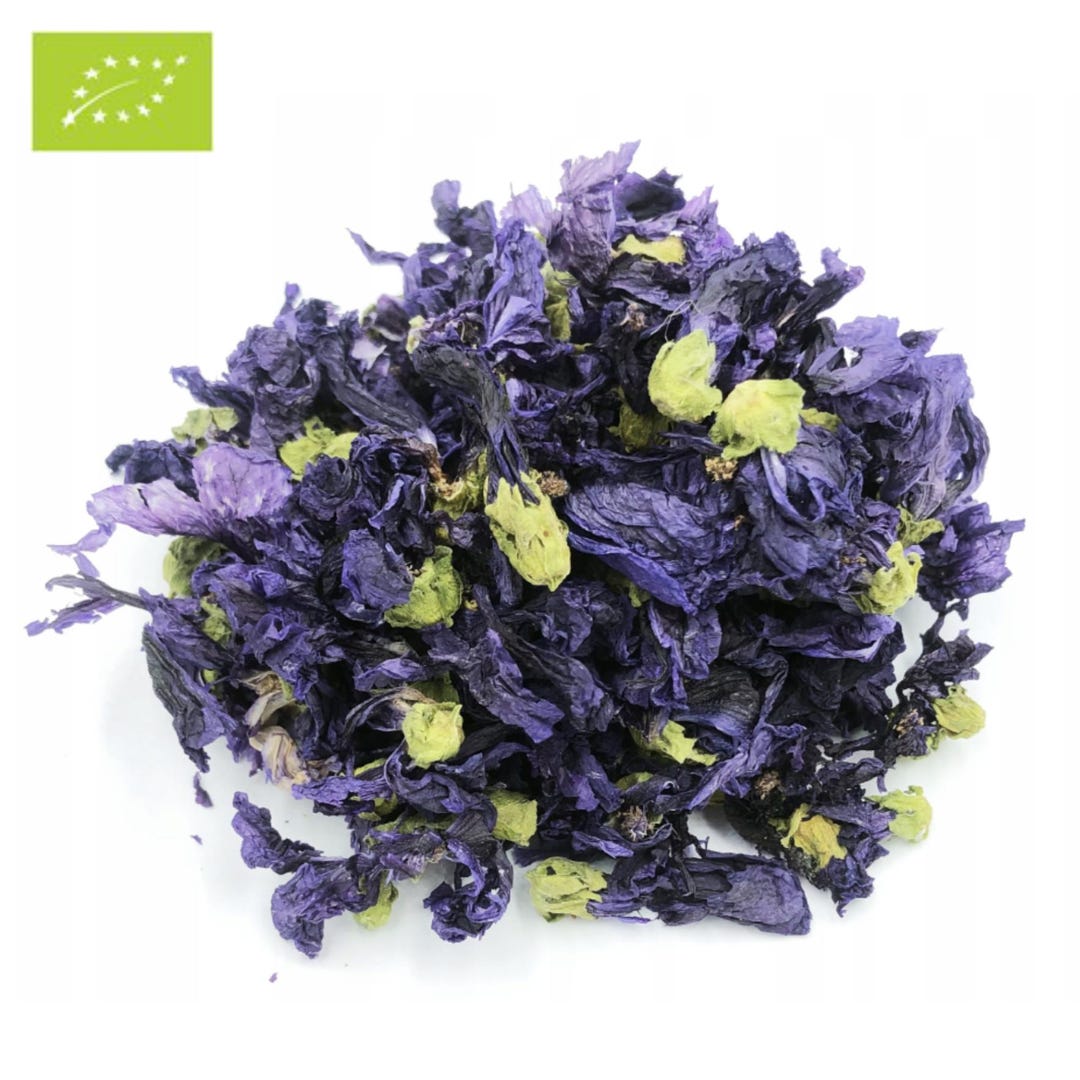 Organic Blue Mallow Flowers / Malva Sylvestris - Etsy
