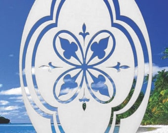 Native Oval Static Cling Window Decal 10.5 X 16 | Etsy